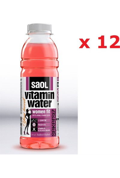 Saol Vitamin Power Women Fit Içecek 500 ml - 12'li