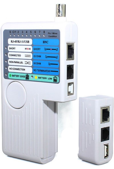 Wozlo Profesyonel Network Kablo Test Cihazı- 4 In 1 - RJ11 RJ45 Bnc USB Wozlo Profesyonel Network Kablo Test Cihazı- 4 In 1 - RJ11 RJ45 Bnc USB