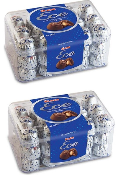 Ülker Ece Defıne Fındıklı Çikolata 455 gr x 2