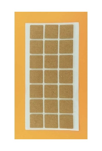 Nsp Masa ve Sandalye Keçe Kahverengi Kare 30 x 30 mm 5'li Nsp Masa ve Sandalye Keçe Kahverengi Kare 30 x 30 mm 5'li