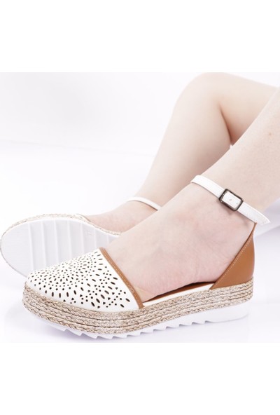 Dgn 7016 Kadın Lazerli Espadril Ayakkabı