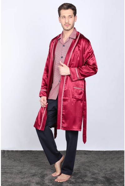 Pierre Cardin Erkek Saten Röpteşambır Set 5li