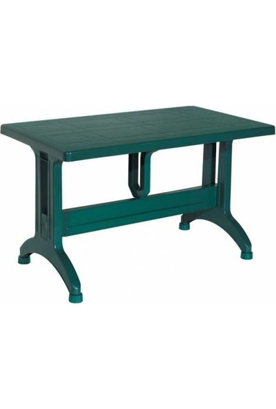 Romanoset Plastik 70X120 Plastik Ayak Masa Haki Yeşili