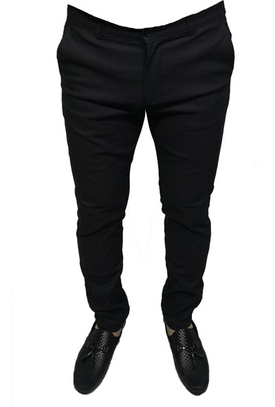 Bay Aygün Bayaygun Zıncır Desen Slım Fıt Keten Pantolon _siyah Bay Aygün Bayaygun Zıncır Desen Slım Fıt Keten Pantolon _siyah