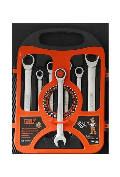 Freed 7 Parça Cırcır Anahtar Seti Cırcır Set 8 19 Mm Freed 7 Parça Cırcır Anahtar Seti Cırcır Set 8 19 Mm