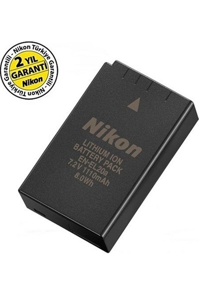 Nikon EN-EL20A Lithium Batarya P1000 Nikon EN-EL20A Lithium Batarya P1000