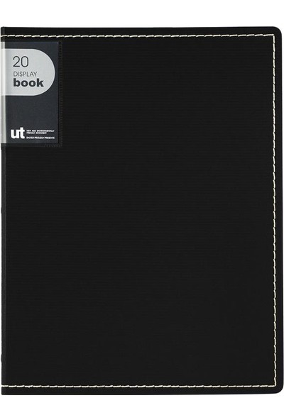 Shuter U2020 A4 Sunum Dosyası 20 Yaprak - Siyah Shuter U2020 A4 Sunum Dosyası 20 Yaprak - Siyah