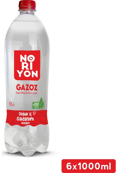 Noriyon Gazoz 1000 ml x 6'lı