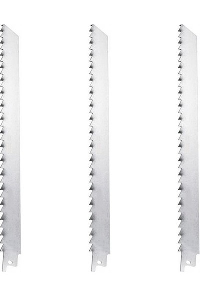 Gator Grip Paslanmaz Çelik 3'lü 30 cm Tilki Kuyruğu Et Kemik Kesim Bıçağı Gator Grip Paslanmaz Çelik 3'lü 30 cm Tilki Kuyruğu Et Kemik Kesim Bıçağı