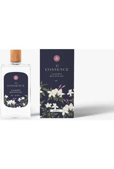 De L'ossence Yasemin Kolonyası 80 Derece 200 ml De L'ossence Yasemin Kolonyası 80 Derece 200 ml