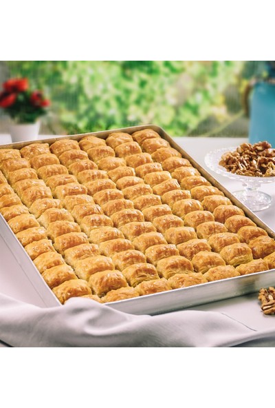 Hascebeci Mutfak Baklava ve Tatlı Tepsileri Alüminyum Kare 25X35 cm