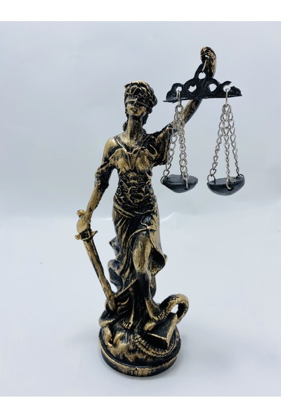 Myk Adaletin Simgesi Adalet Kadın Terazisi Themis Adalet Heykel 19 cm Myk Adaletin Simgesi Adalet Kadın Terazisi Themis Adalet Heykel 19 cm