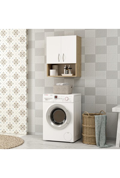 Cantek Voda Banyo Dolabı Safirmeşe -Beyaz