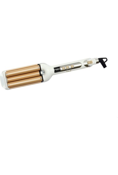 Yui DHS-1868W Seramik Su Dalgası(Wag)Saç Maşası Beyaz