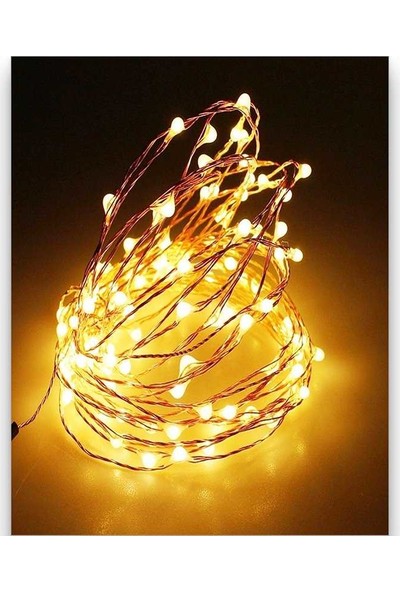 River World 5 Metre Sarı Renk Gün Işığı Kablosu Şeffaf Pilli Peri Led Işık River World 5 Metre Sarı Renk Gün Işığı Kablosu Şeffaf Pilli Peri Led Işık