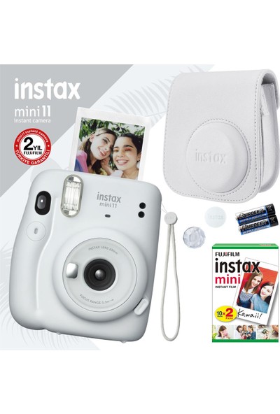 Fujifilm Instax Mini 11 Beyaz Fotoğraf Makinesi Seti 4 Fujifilm Instax Mini 11 Beyaz Fotoğraf Makinesi Seti 4