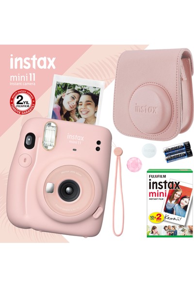 Fujifilm Instax Mini 11 Pembe Fotoğraf Makinesi Seti 4 Fujifilm Instax Mini 11 Pembe Fotoğraf Makinesi Seti 4