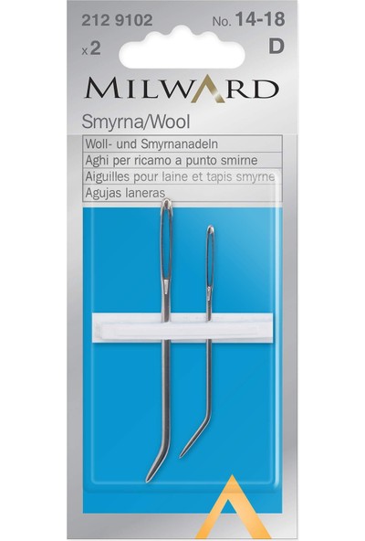 Milward 2129102 Yün Iğnesi No:14/18 2'li Mil
