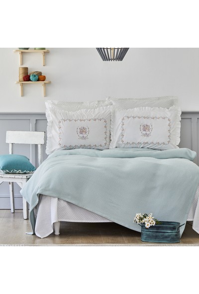 Karaca Home Levin Su Yeşili Çift Kişilik Nish Set