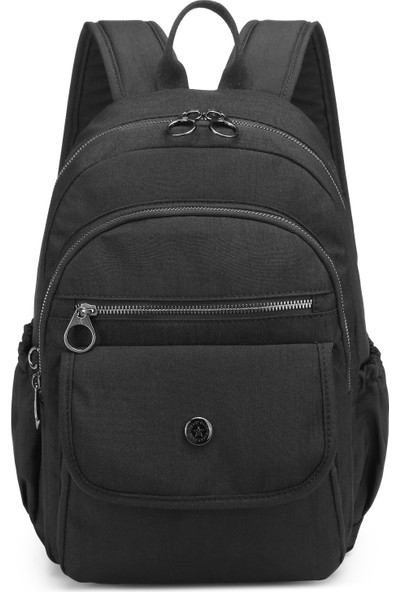 Smart Bags Özel Krinkıl Kumaş Sırt Çantası Siyah 1187 Smart Bags Özel Krinkıl Kumaş Sırt Çantası Siyah 1187