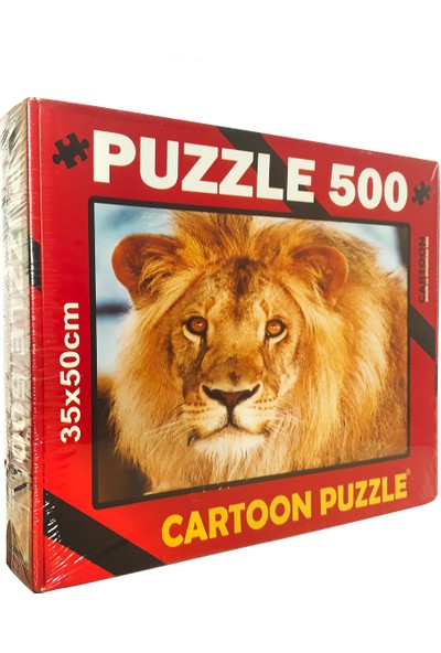 Cartoon Puzzle 500 Parça Aslan