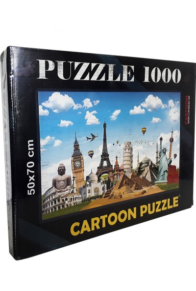 Cartoon 1000 Parça Puzzle Dünya Mimarileri Cartoon 1000 Parça Puzzle Dünya Mimarileri