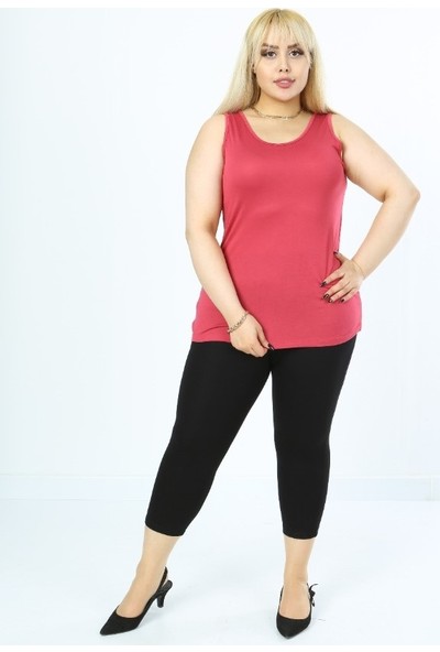 Modastro Kırmızı Kolsuz Tshirt