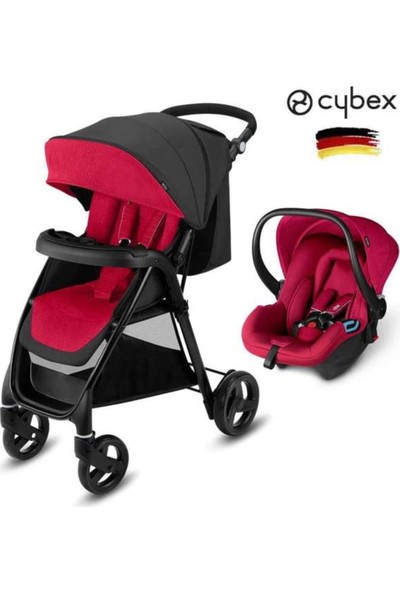 Cybex Cbx Misu Travel Sistem Bebek Arabası Crunchy Red
