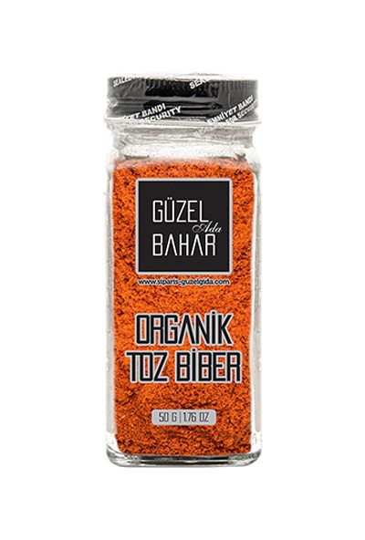 Güzel Ada Gıda Organik Tatlı Toz Biber 50 gr Güzel Ada Gıda Organik Tatlı Toz Biber 50 gr
