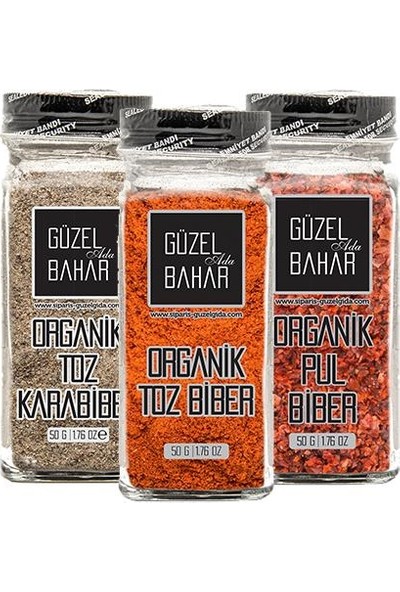 Güzel Ada Gıda Baharat Seti (Tuzluklu)