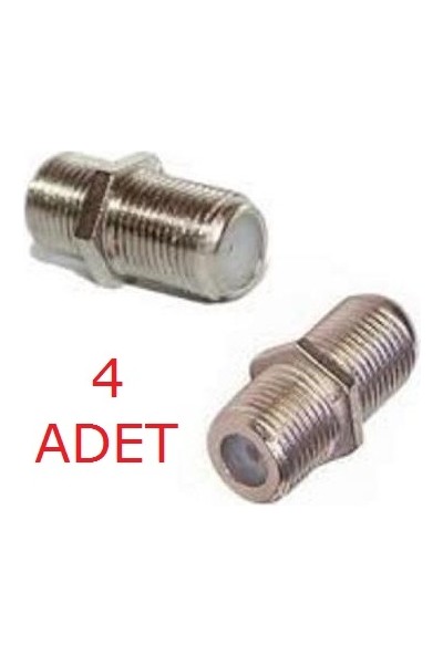 Cablemaster F Ara Konnektör Anten Kablosu Ek Aparatı (4 Adet) Cablemaster F Ara Konnektör Anten Kablosu Ek Aparatı (4 Adet)