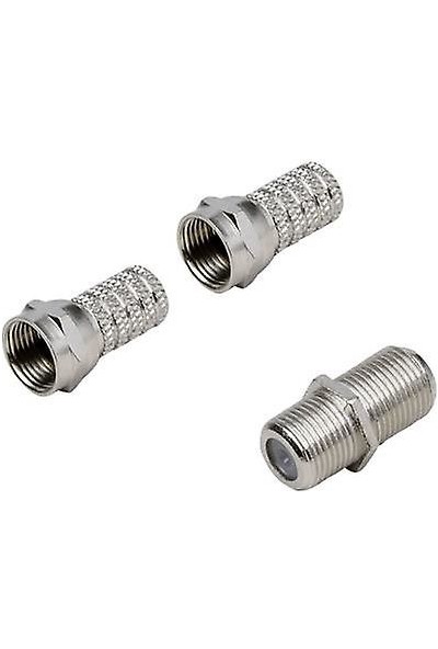 Cablemaster F Konnektör + F Ara 2 Adet F Konnektör 1 Adet F Ara Seti Cablemaster F Konnektör + F Ara 2 Adet F Konnektör 1 Adet F Ara Seti