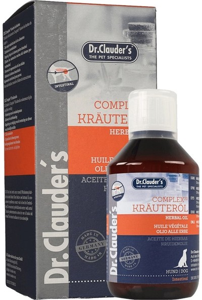 Dr. Clauder's Dr.clauder's Komplex 20 Köpek Bağışıklık Destekleyici 250 ml Dr. Clauder's Dr.clauder's Komplex 20 Köpek Bağışıklık Destekleyici 250 ml