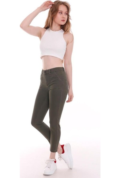 Bafer Moda Kadın Yüksek Bel Skinny Jean Bafer Moda Kadın Yüksek Bel Skinny Jean