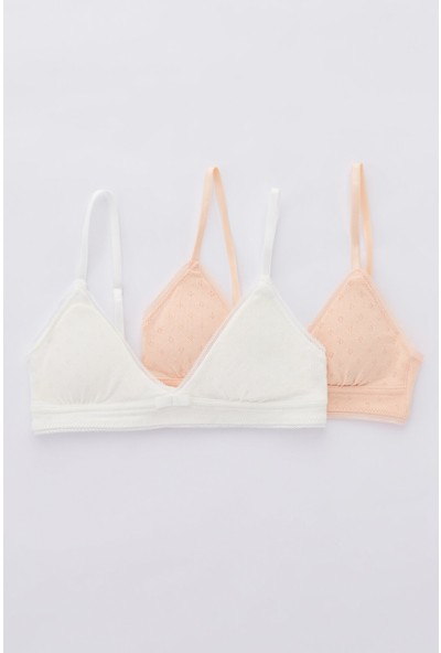 Penti Çok Renkli My First Sütyen Pointel 2li Penti Çok Renkli My First Sütyen Pointel 2li