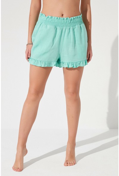Penti Mint Yeşili Frill Şort Penti Mint Yeşili Frill Şort