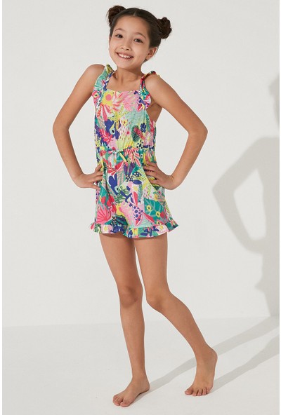 Penti Çok Renkli Kız Çocuk Neverland Tulum