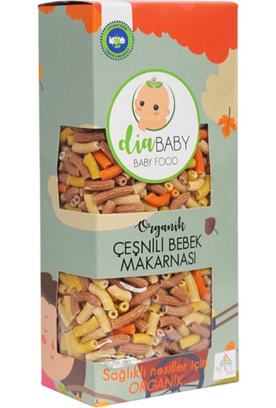 Dia Baby Organik Çeşnili Bebek Makarnası 400 gr Dia Baby Organik Çeşnili Bebek Makarnası 400 gr