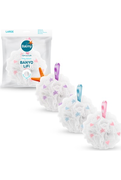 Balmy Naturel 3 lü Large Banyo Lifi