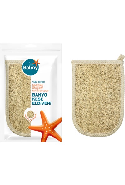 Balmy Doğal Banyo Kese Eldiveni