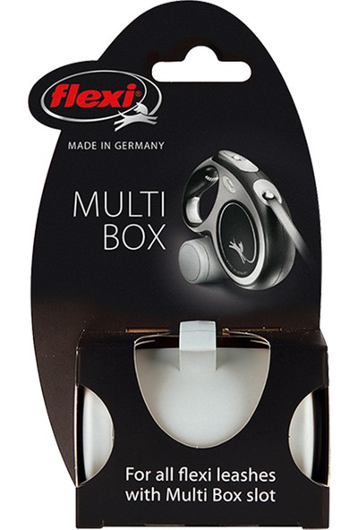 Flexi Multi Box Ödül Maması ve Dışkı Poşeti Saklama Kabı Gri Flexi Multi Box Ödül Maması ve Dışkı Poşeti Saklama Kabı Gri