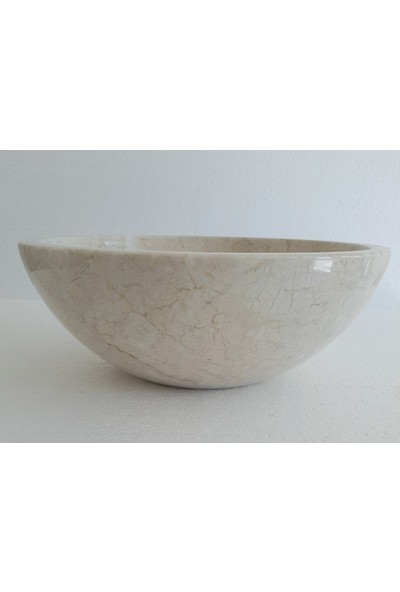 Raymer Tezgah Üstü Bej Mermer Lavabo