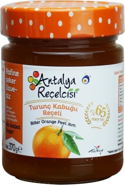Antalya Reçelcisi Turunç Reçeli Rafine Şeker Ilavesiz 370 gr Antalya Reçelcisi Turunç Reçeli Rafine Şeker Ilavesiz 370 gr