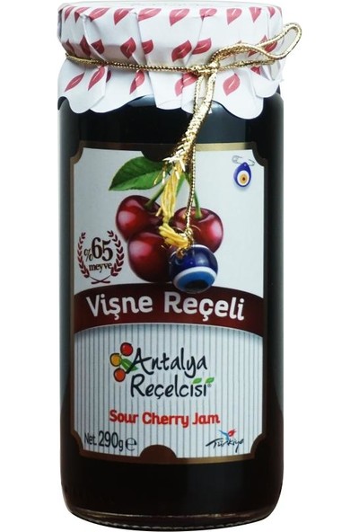 Antalya Reçelcisi Gurme Vişne Reçeli 290 gr Antalya Reçelcisi Gurme Vişne Reçeli 290 gr