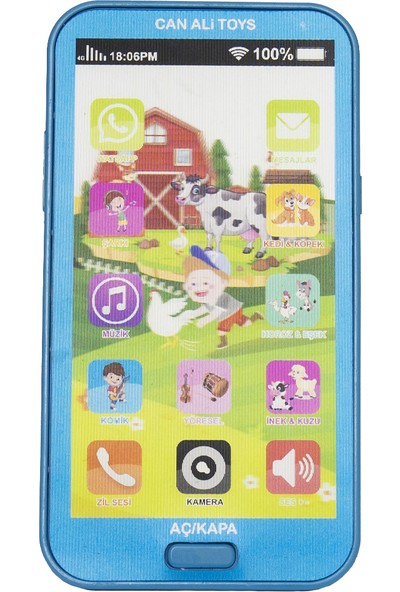 Can Oyuncak Dokunmatik Oyuncak Telefon Sesli Işıklı Müzikli Oyuncak Çocuk Telefonu Mavi Can Oyuncak Dokunmatik Oyuncak Telefon Sesli Işıklı Müzikli Oyuncak Çocuk Telefonu Mavi