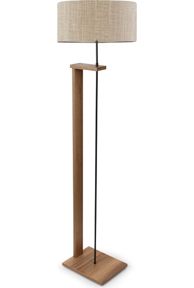 Homing Pi Ahşap Gövdeli Lambader / Mdf