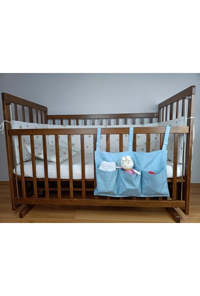 Handmade Bebek Beşik Yanı Organizer, Beşik Yanı Düzenleyici Handmade Bebek Beşik Yanı Organizer, Beşik Yanı Düzenleyici