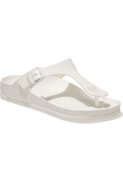 Polaris 400168.Z1FX Beyaz Kadın Terlik