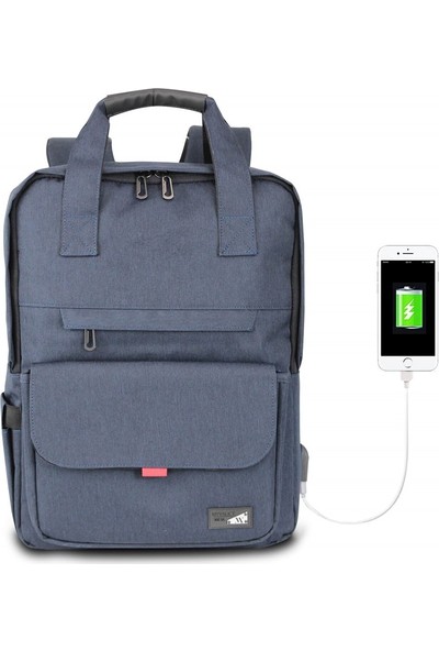 My Valice Smart Bag USB Şarj Girişli Akıllı Sırt Çantası 1205 Lacivert My Valice Smart Bag USB Şarj Girişli Akıllı Sırt Çantası 1205 Lacivert
