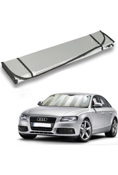 Araba Ön Cam Güneşliği Oto Metalize Alüminyum Katlanabilir Güneşten Koruyucu Perde Güneşlik 130X60CM